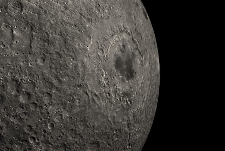 Far side Moon temperature colder than near side