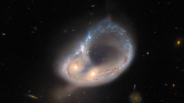 NASA's Hubble captures unusual galaxy mergers in the ancient universe