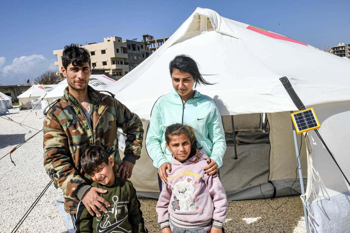 Emirates Red Crescent opens temporary shelter camp for earthquake ...