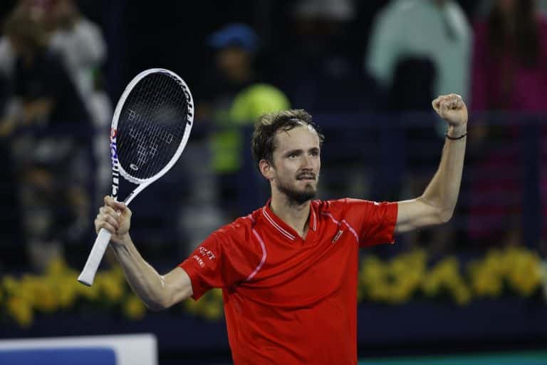 Mendev Dubai Duty Free Tennis winner