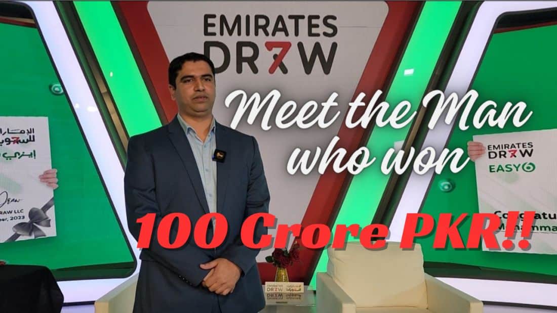 Pakistani-Emirates Draw- EASY6- Grand Winner- 15 Million