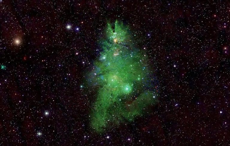 NASA unveils a Christmas Tree in space