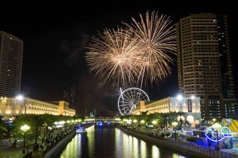 New Year’s Eve Sharjah fireworks across six destinations