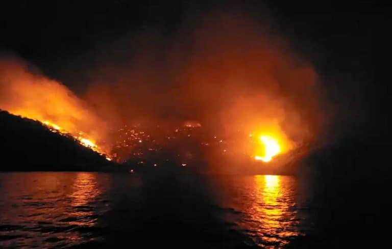 Luxury yacht fireworks ignite Jeff Bezos vacation spot in Greece
