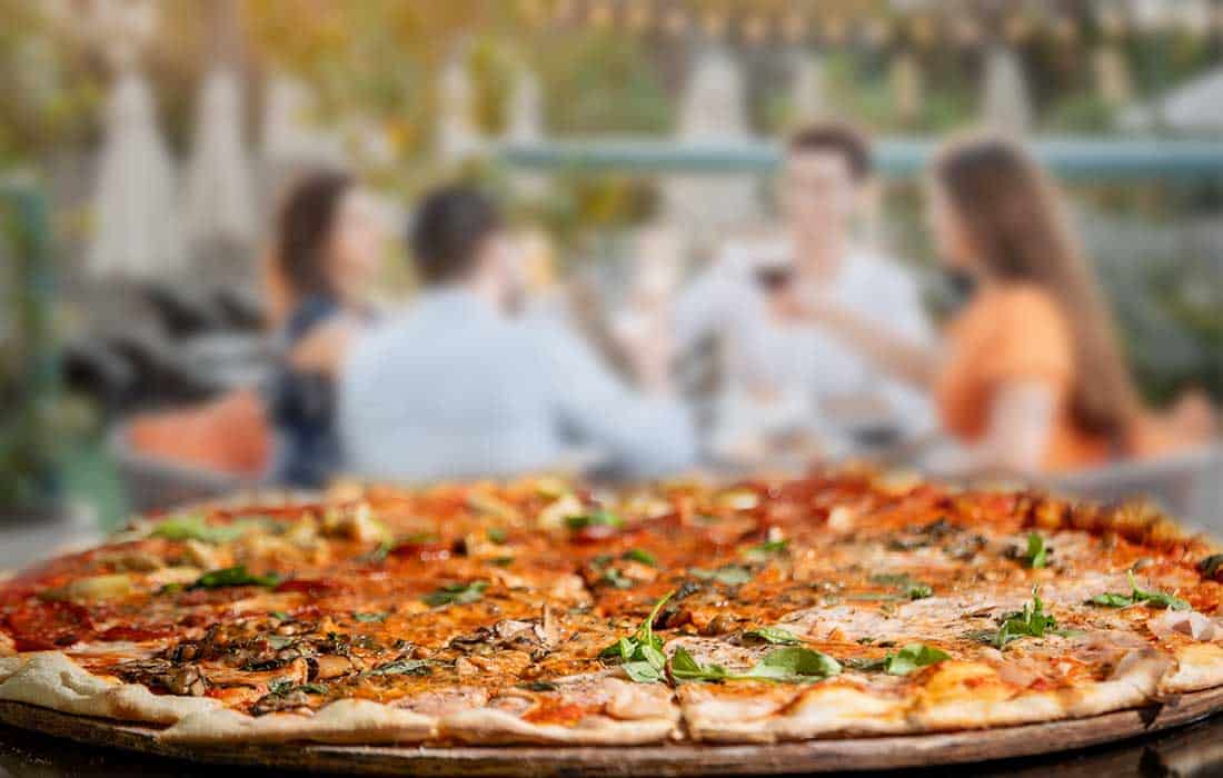 The Giant Pizza at VERO Italian: A Culinary Masterpiece