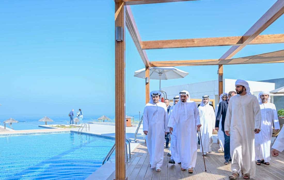 Ajman Ruler inspects Ajman Hotel expansion project