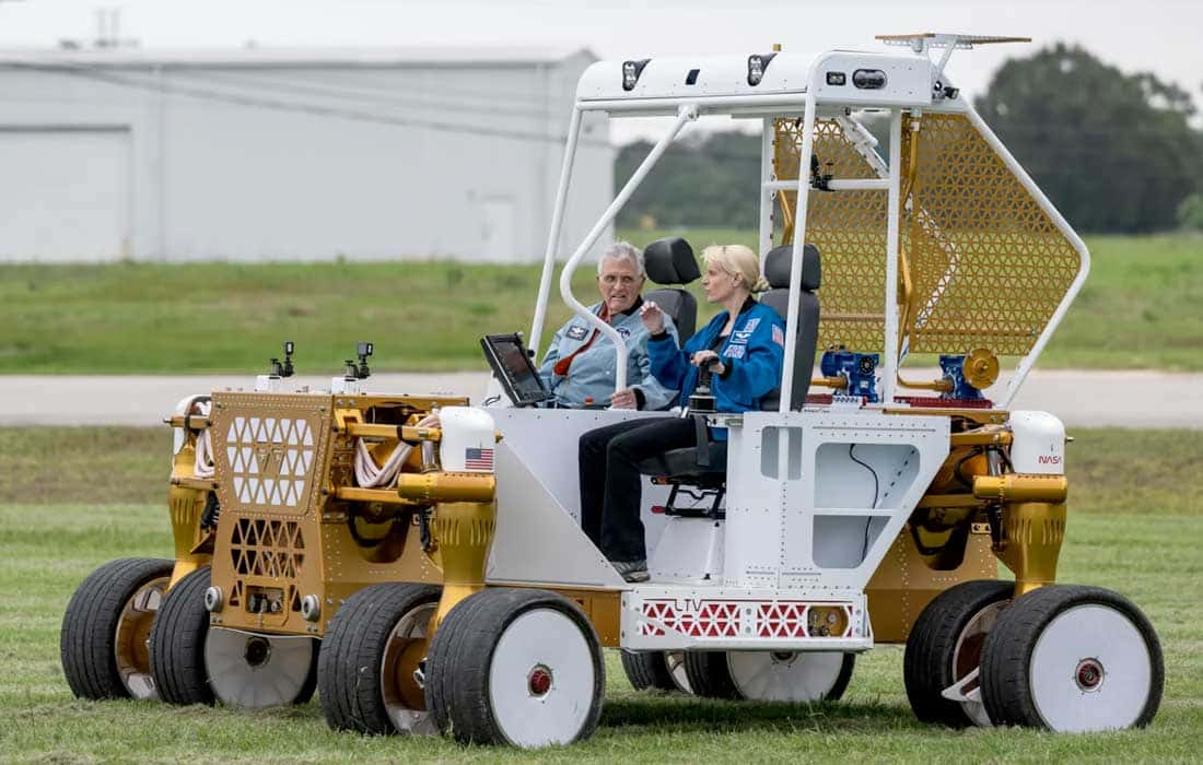 Cars on the moon! NASA tests driving vehicle on lunar surface