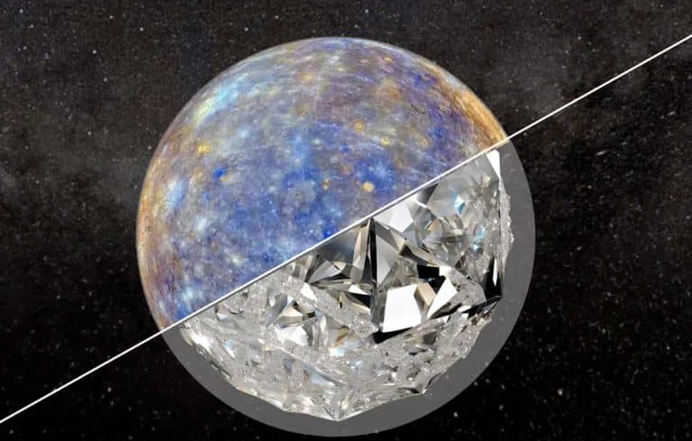 NASA finds 10-mile thick diamond layer on planet Mercury