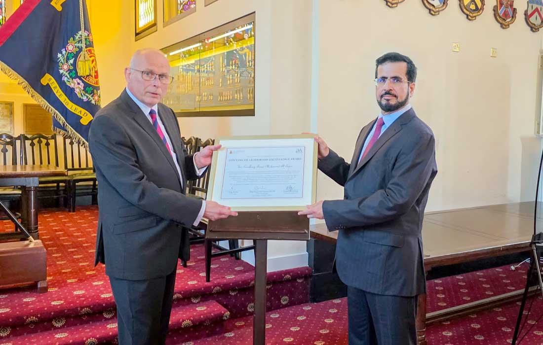 Dubai DEWA chief makes global history with Sandhurst top leadership award