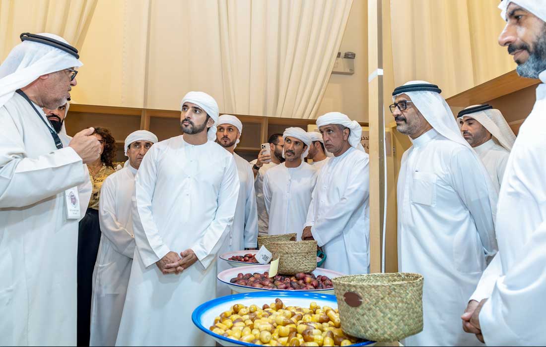 Sheikh Hamdan visits Dubai Dates exhibition