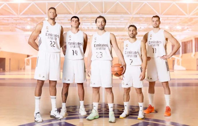 Emirates sponsors Real Madrid Basketball team