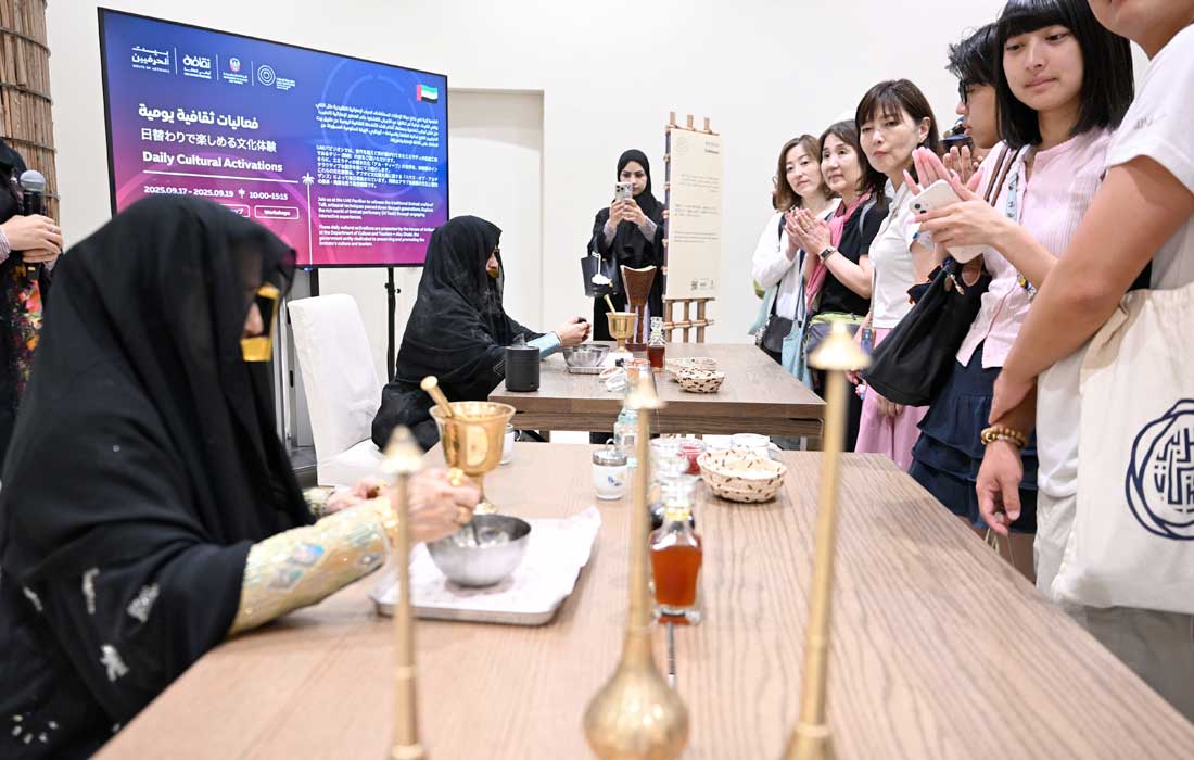 UAE pavilion celebrates Emirati traditional crafts
