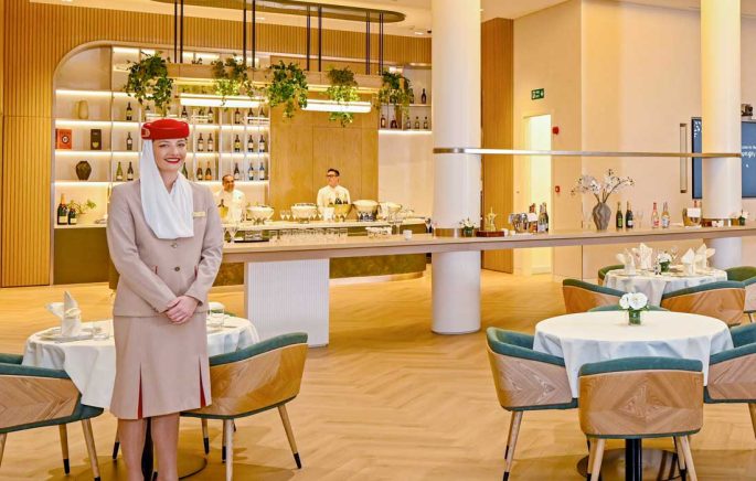 Inside Emirates cabin crew training centre