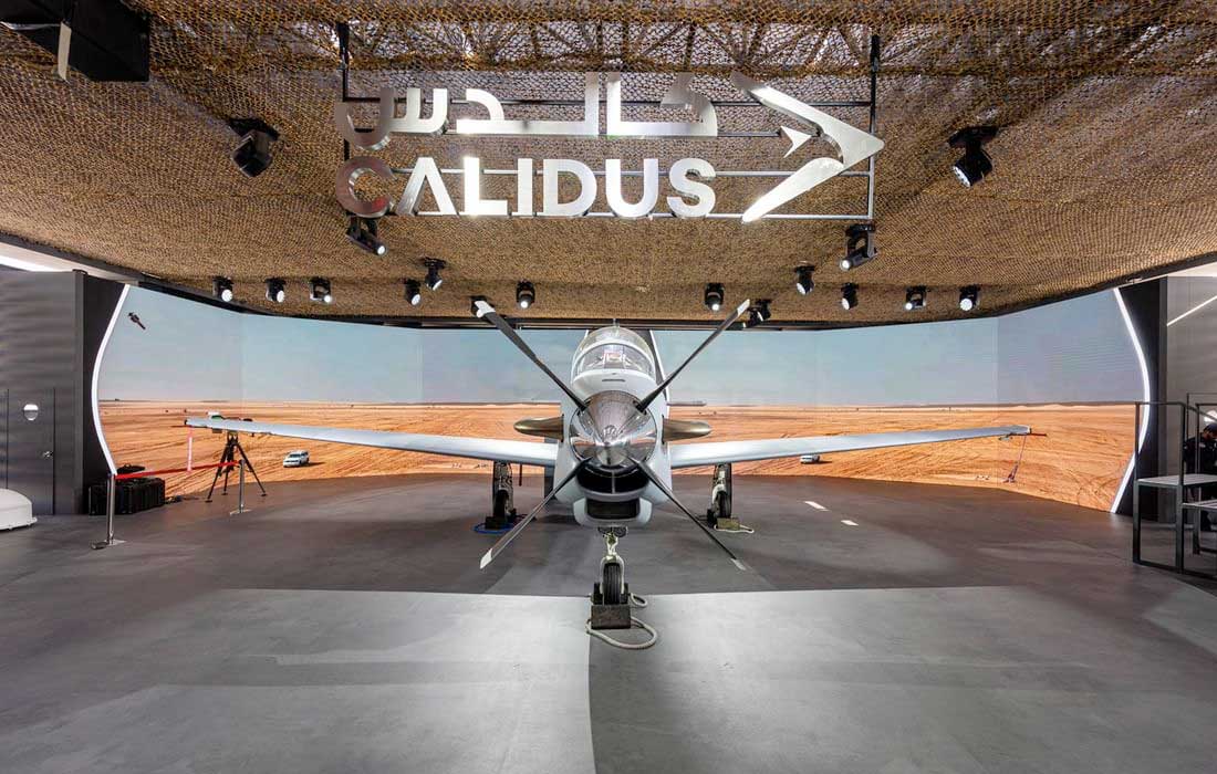 UAE debuts B-250 light attack aircraft