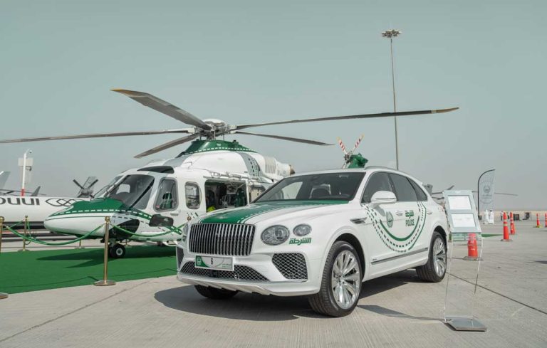 Dubai Police unveils Bentley patrol car