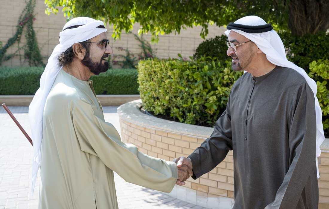 UAE President meets Dubai Ruler in Abu Dhabi