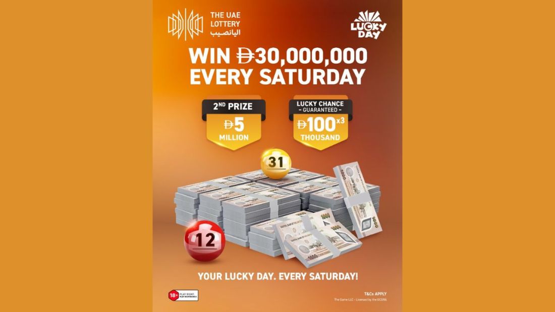 UAE Lottery marks 1st year with weekly Lucky Day draws & prizes