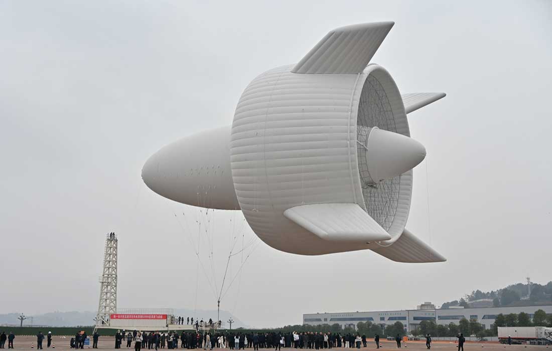 China tests airborne wind energy system