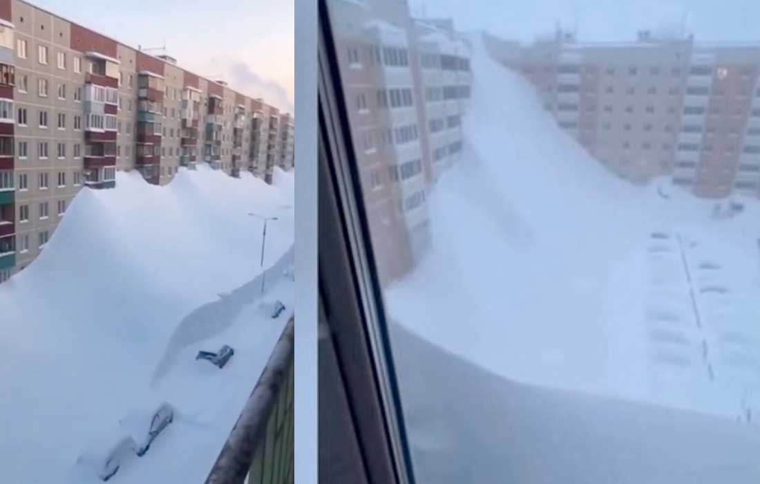 Russia's Kamchatka buried under record snowstorm