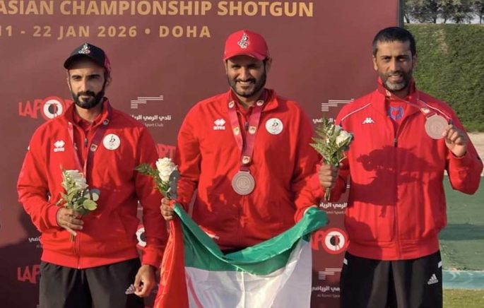 UAE trap shooting team wins Asian bronze