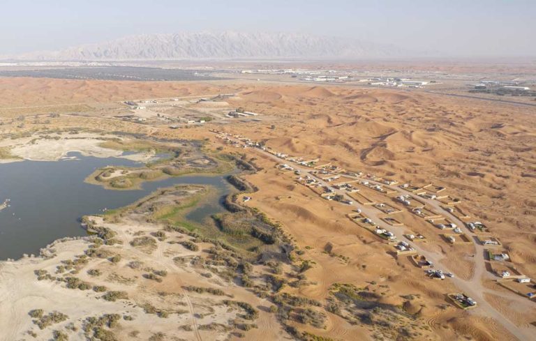 Zakher Lake Al Ain visited by Sheikh Hazza