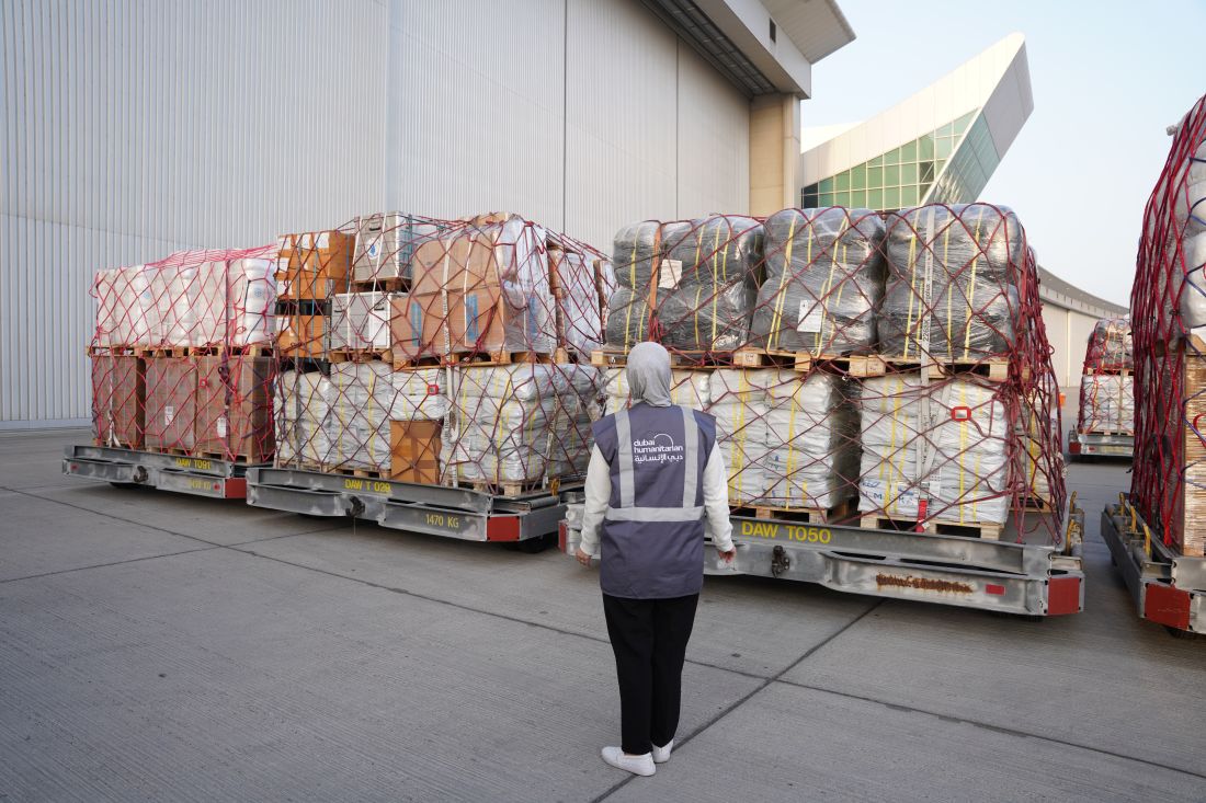 Dubai Humanitarian airlift delivers aid to Afghanistan